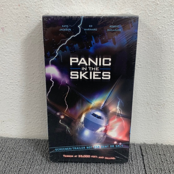 PIONEER | Media | Panic In The Skies Screenertrailer Vhs 996 New Sealed Rare Out Of Print | Poshmark